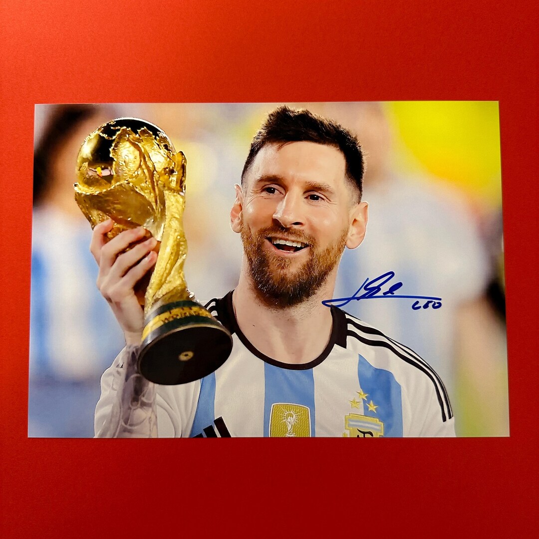 LIONEL MESSI Authentic Hand-signed Photo Autograph With Coa - Etsy UK