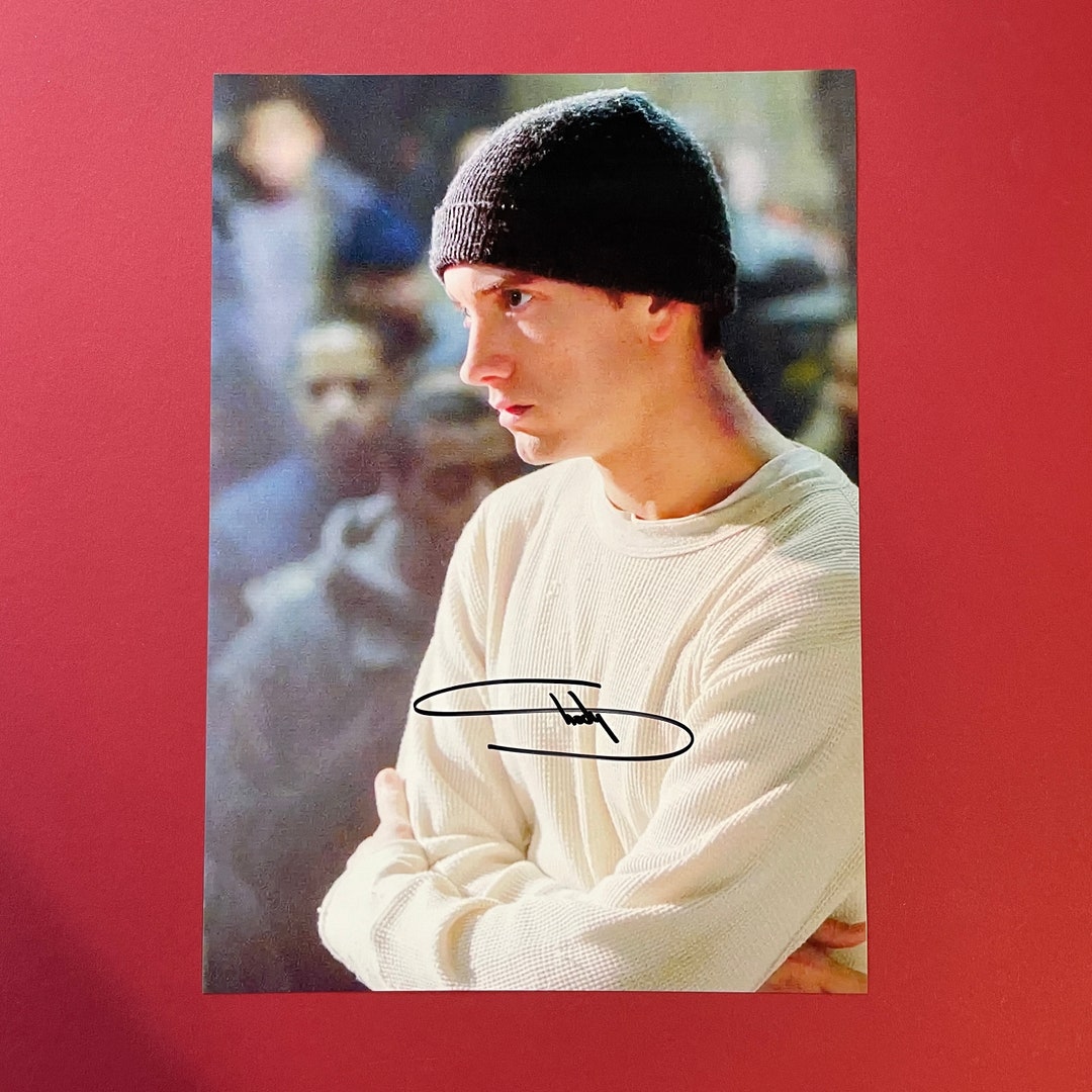 EMINEM Authentic Hand-signed Photo Autograph With Coa - Etsy