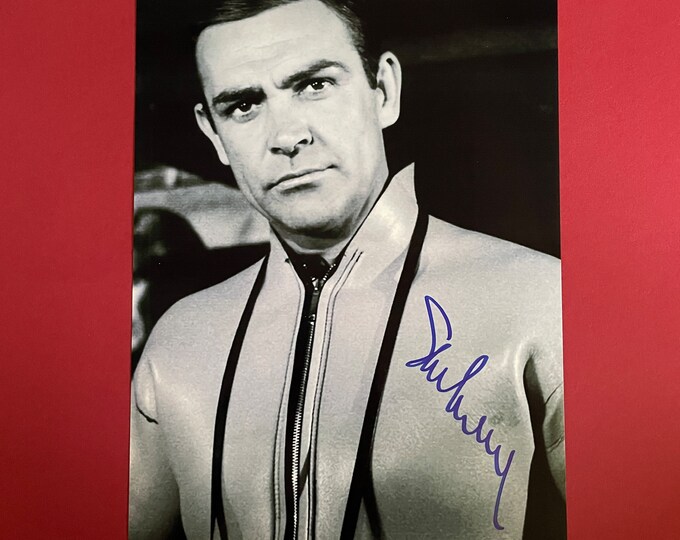 SEAN CONNERY Authentic Hand-signed Photo Autograph With Coa - Etsy
