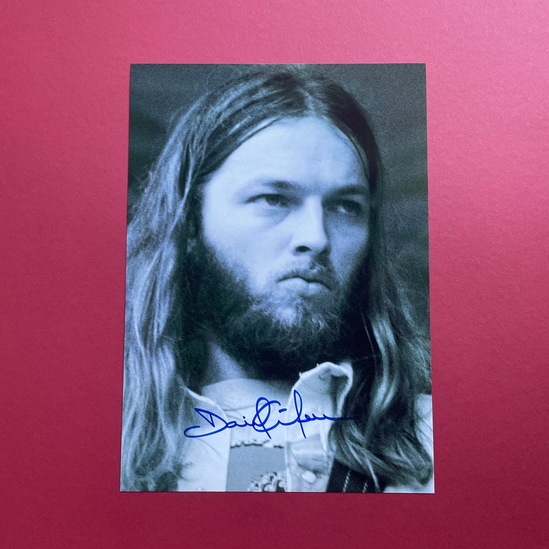 DAVID GILMOUR / Pink Floyd - Authentic Hand-signed Photo Autograph With ...