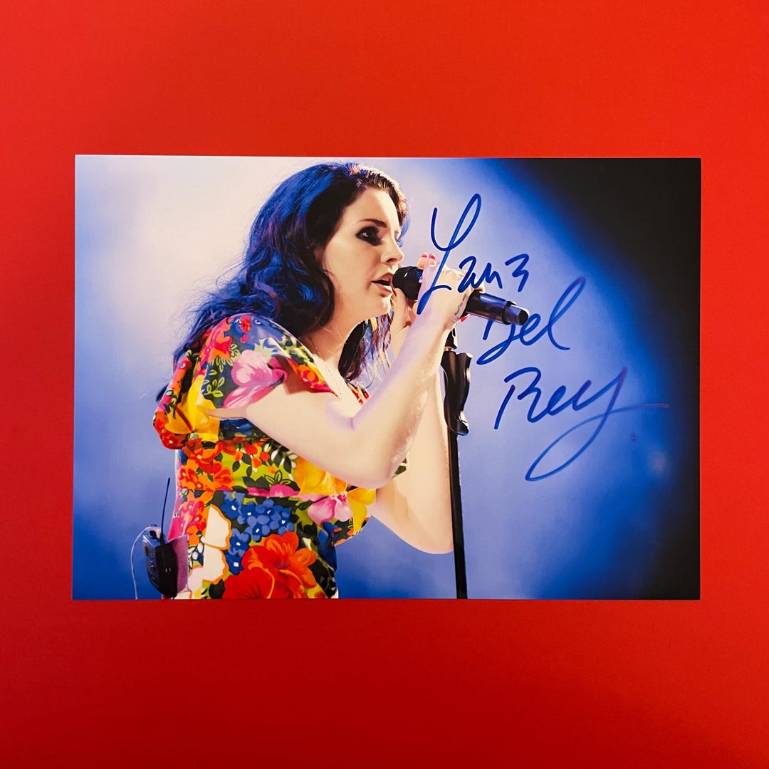 LANA DEL REY - Authentic Hand-signed Photo Autograph With Coa - Etsy