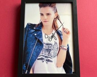 Emma Watson Signed Photo Authentic Autograph With COA - Etsy