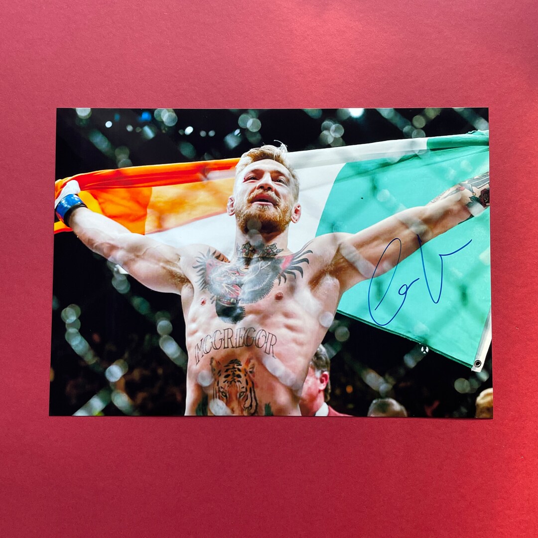 CONOR MCGREGOR Authentic Hand-signed Photo Autograph With Coa - Etsy