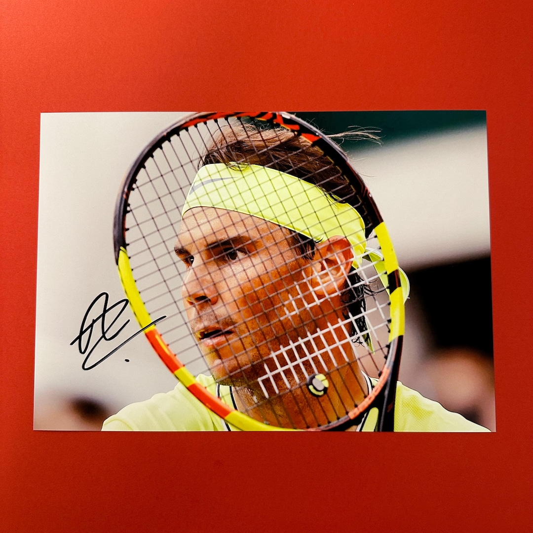 RAFAEL NADAL - Authentic Hand-signed Photo Autograph With Coa - Etsy