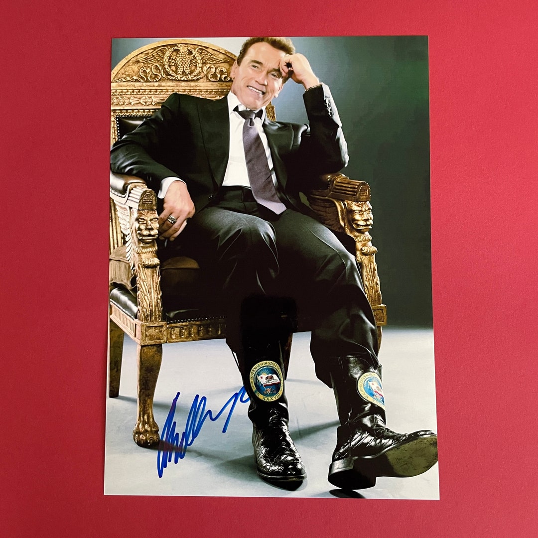 ARNOLD SCHWARZENEGGER - Authentic Hand-signed Photo Autograph With Coa ...