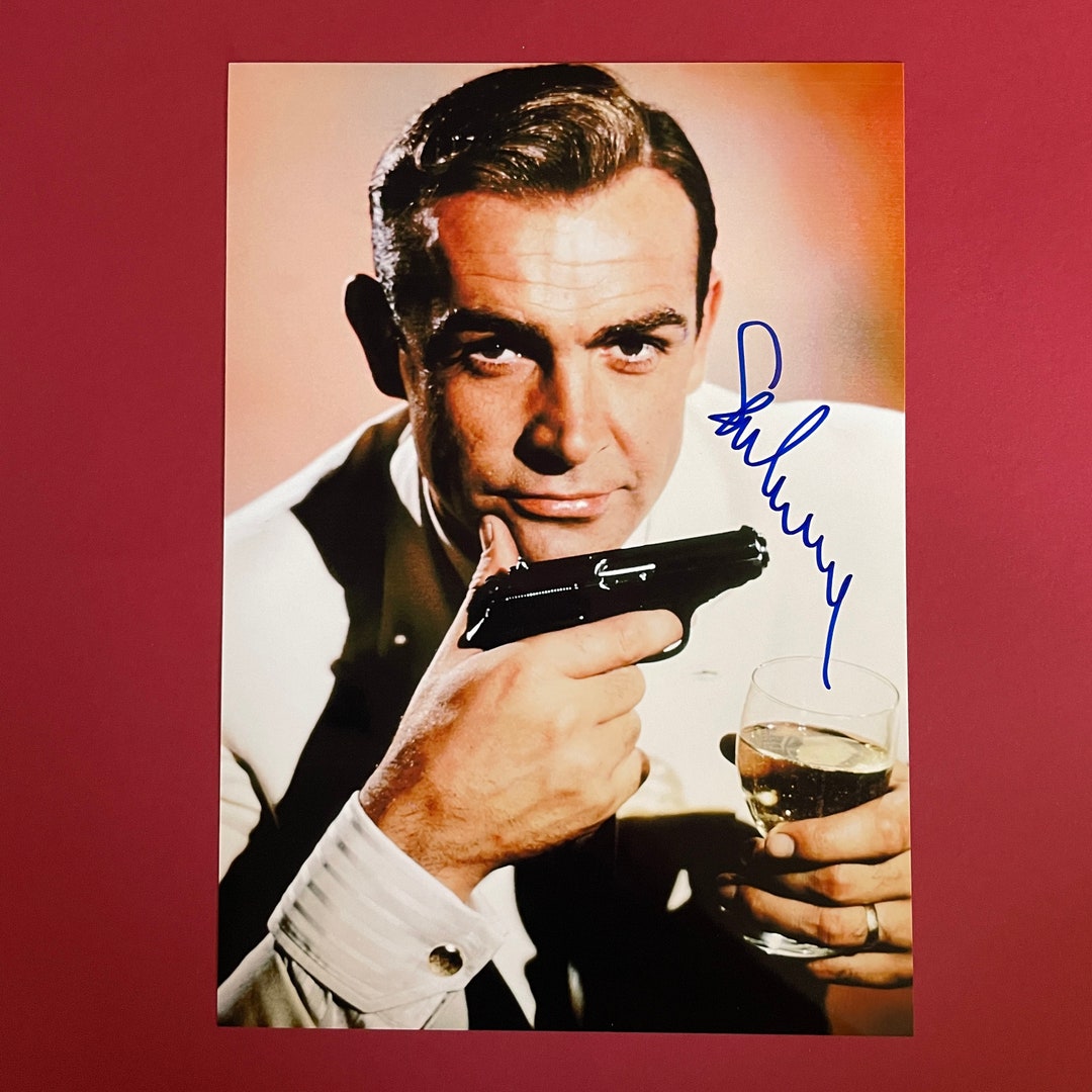SEAN CONNERY Authentic Hand-signed Photo Autograph With Coa - Etsy