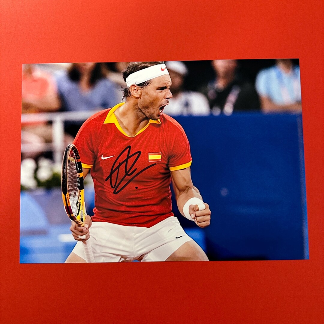 RAFAEL NADAL - Authentic Hand-signed Photo Autograph With Coa - Etsy
