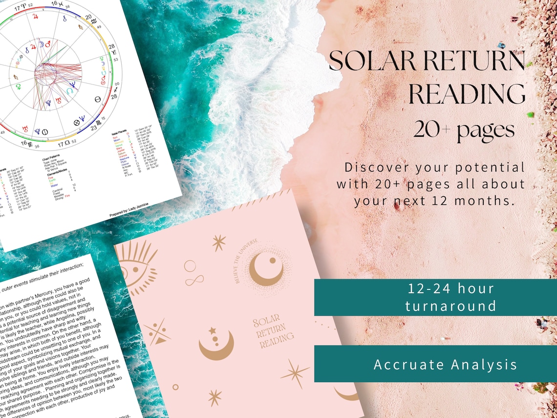 Solar Return Astrology Reading, in Depth Astrology Reading, Astrology ...