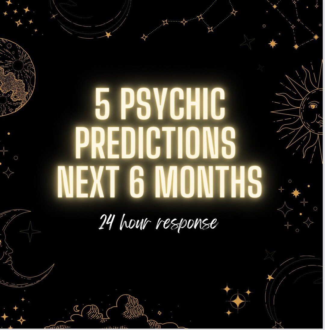 5 Psychic/intuitive Predictions Same Day 24 Hour Response - Etsy