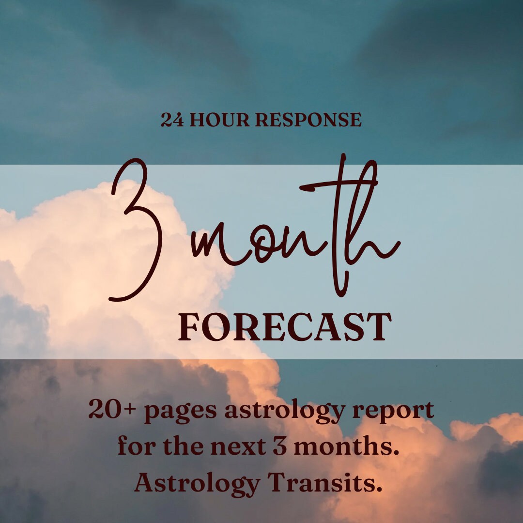 3 Month Forecast Astrology Reading Current Transits Transit Report ...