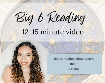 In Depth Video Natal Birth Chart, Astrology Video, Full Astrological Analysis, Video Recording ...