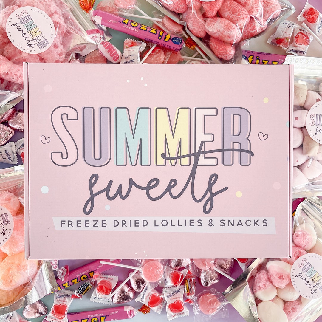 Pink Freeze Dried Lollies Gift Box Australia Freeze Dried Candy ...