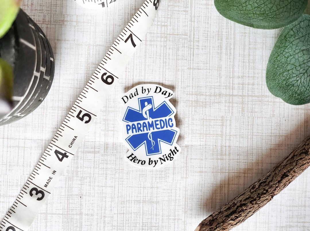 Paramedic Dad Star of Life Waterproof Sticker! Paramedic Sticker ...