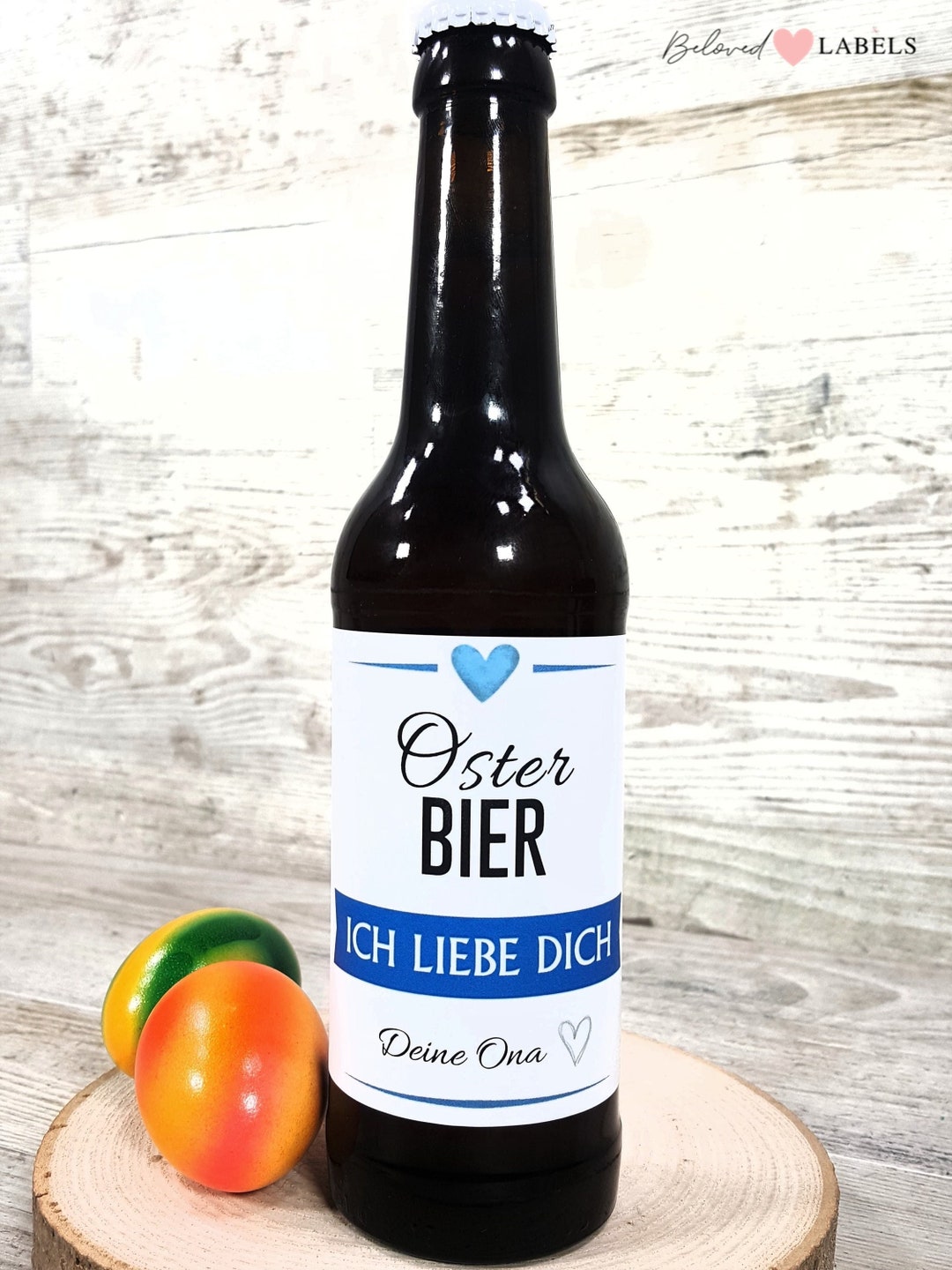 Personalized Beer Bottles Label Easter Gift Men | Easter Beer Easter ...