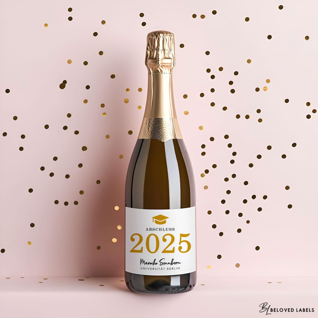 Graduation Gift for 2026 | Personalized Champagne Label | Gift for High ...