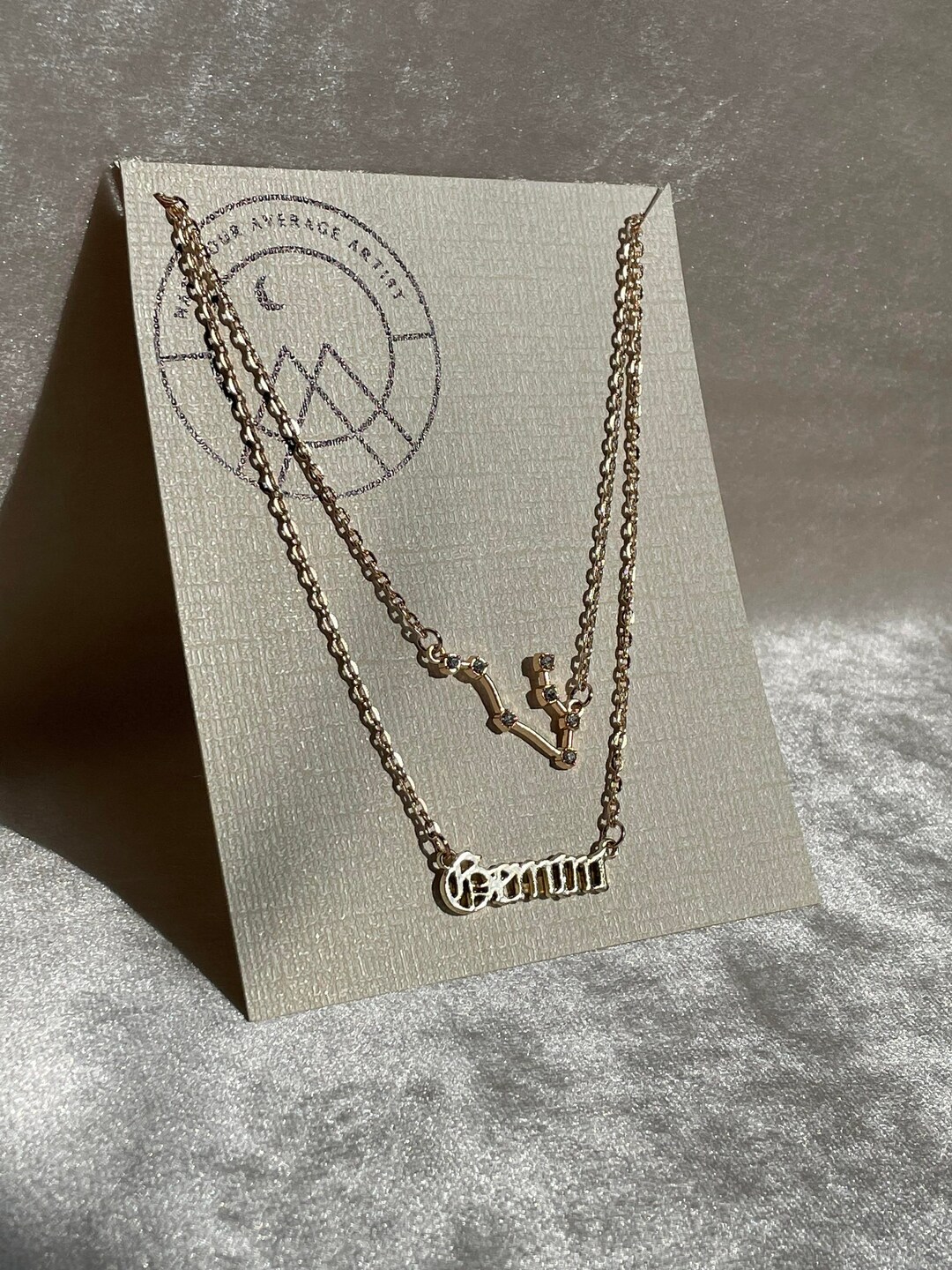 Rose Gold Zodiac Sign & Star Constellation Necklace - Etsy