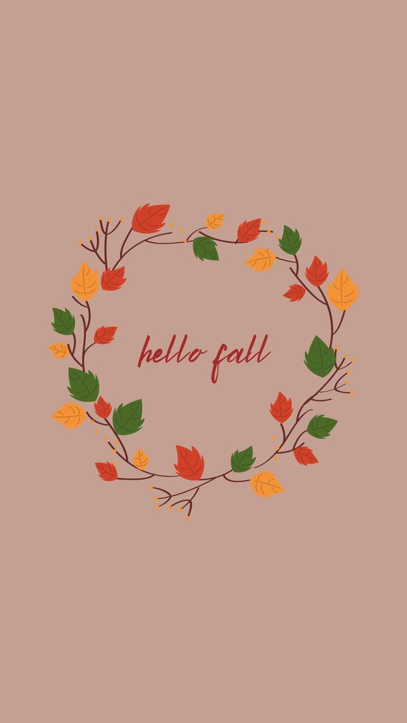 Fall Phone Wallpaper bundle of 3 - Etsy