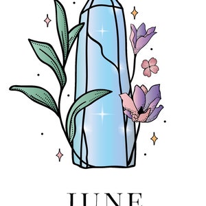JUNE BIRTHDAY SHIRT - June Birthday Gift, Crystal Birth Month Shirt ...