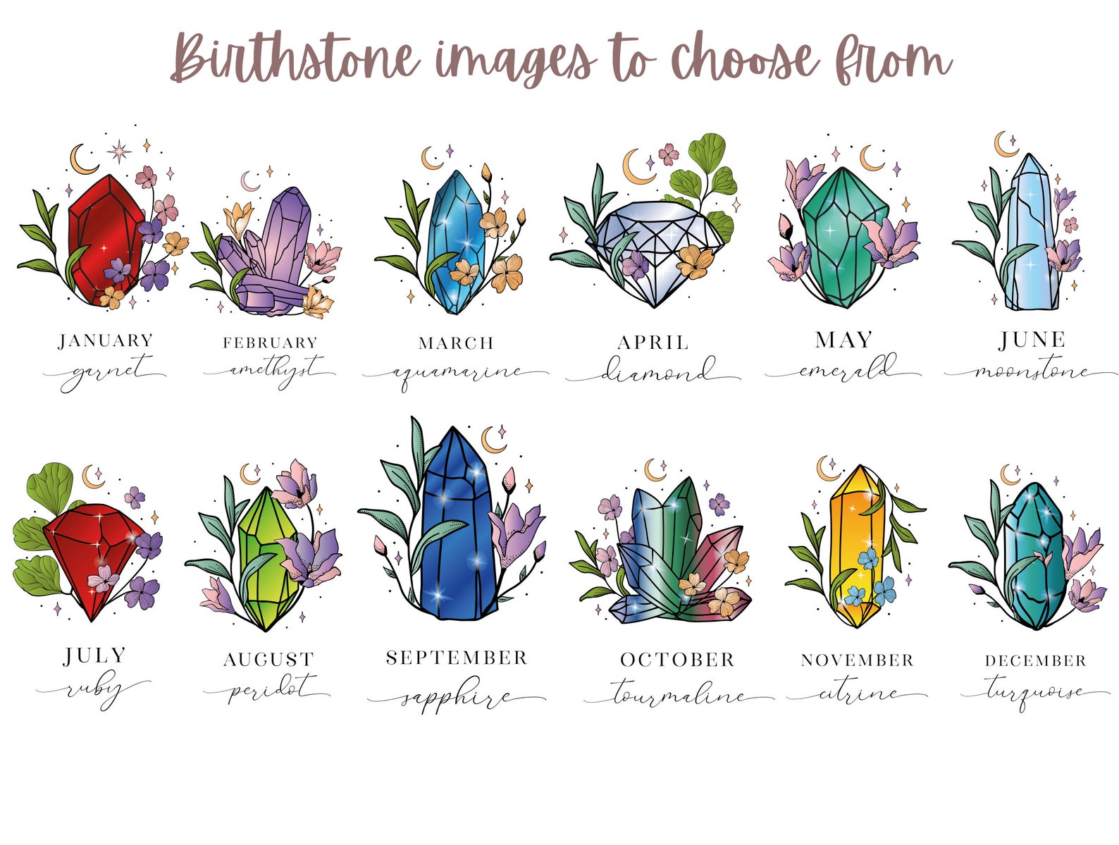 JUNE BIRTHDAY SHIRT - June Birthday Gift, Crystal Birth Month Shirt ...