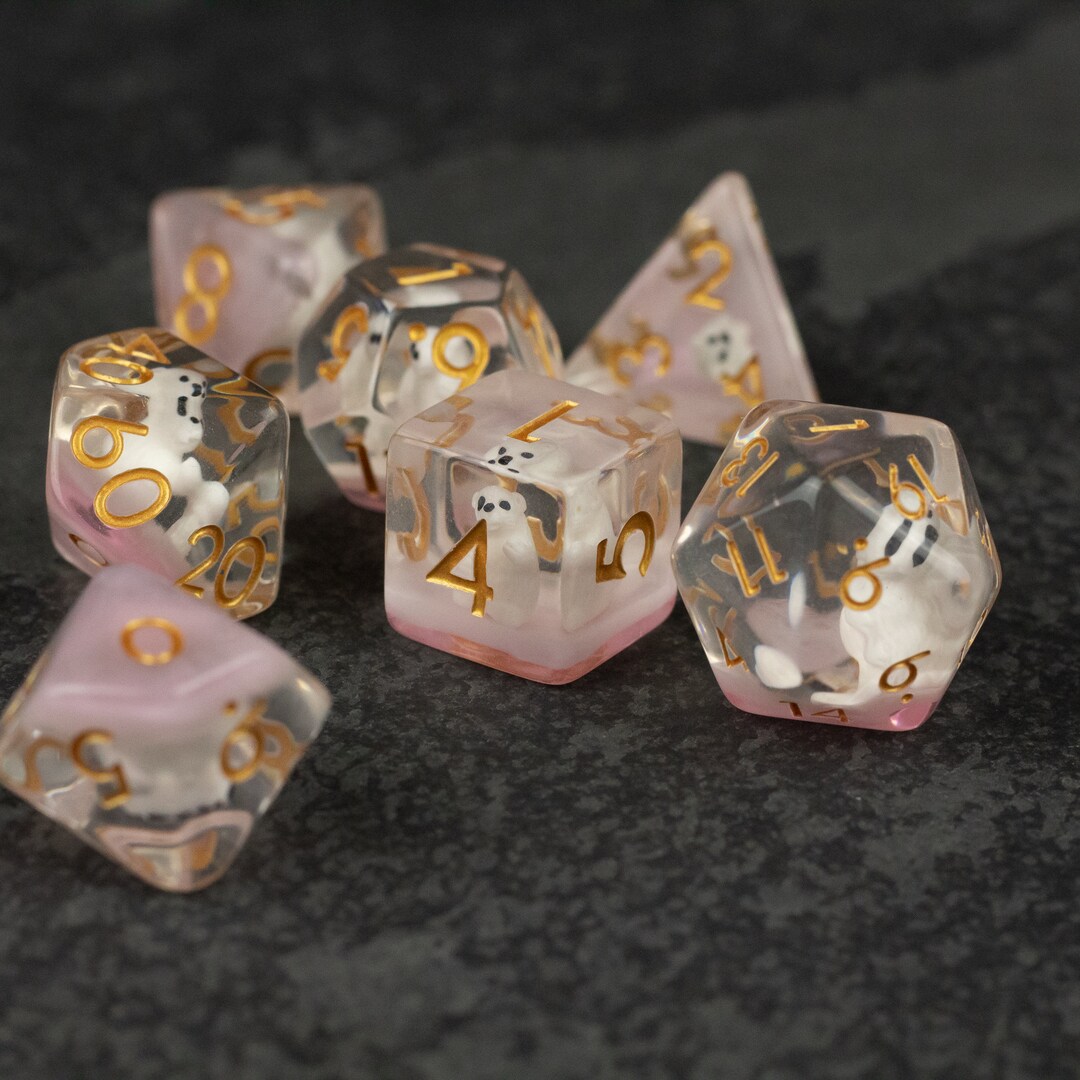 Polar Bear Dice Set - Animal Inclusion Dice for D&D - Dice for Dungeons ...
