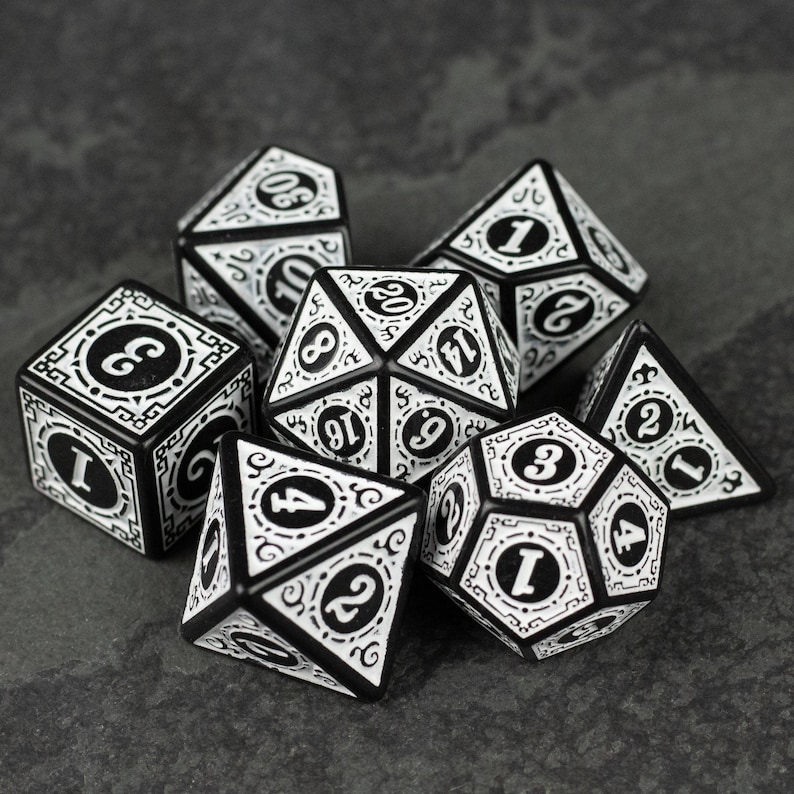 Runes RPG Dice Set / Dice for Dnd / Standard Dice for D&D - Etsy