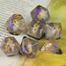 Purple Owl Dice Set Animal Inclusion Dice for D&D Bird - Etsy