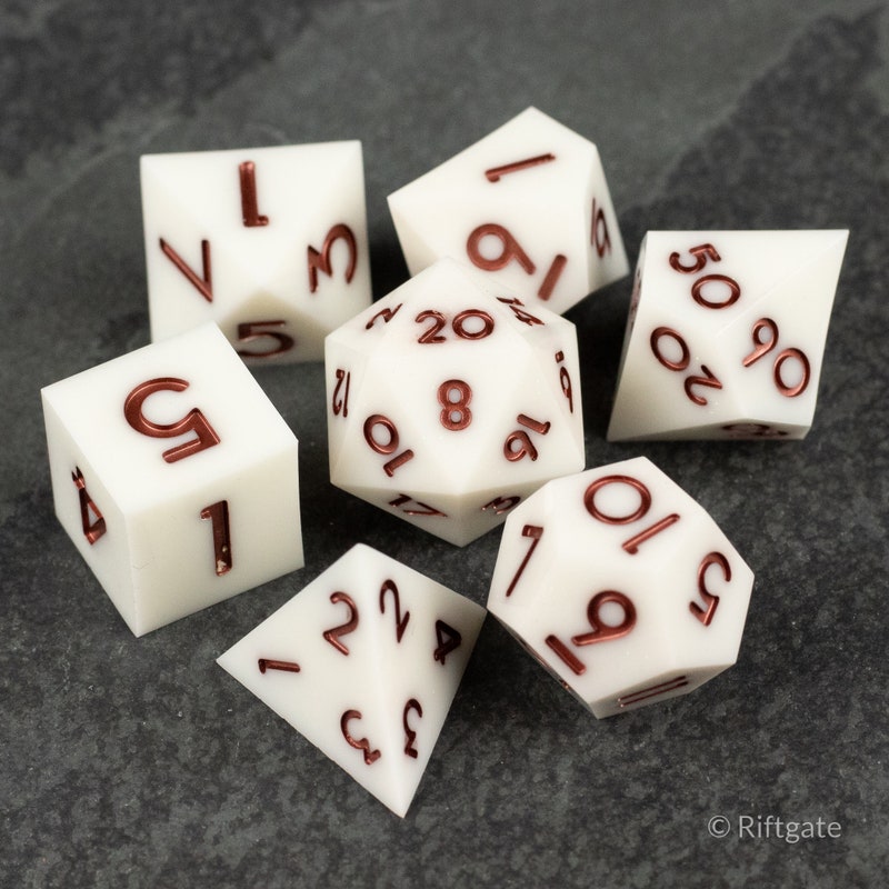 Clear Dice Set - Etsy