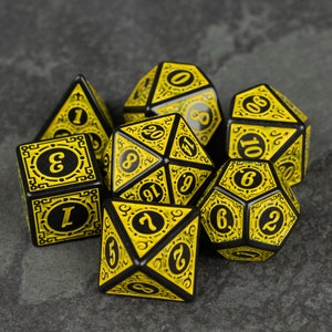 Runes RPG Dice Set / Dice for Dnd / Standard Dice for D&D, Dungeons and ...