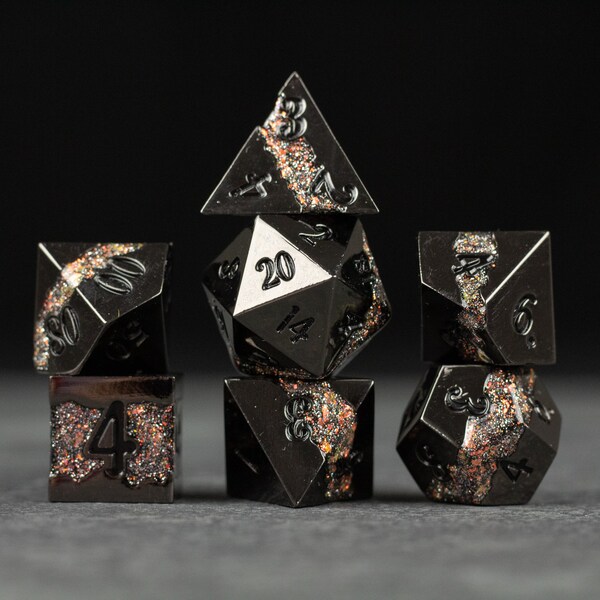 Gold Dice Set - Etsy