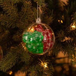 Crit-miss Dice Ornaments for Dnd RPG Dice Holiday Ornaments Nerd ...