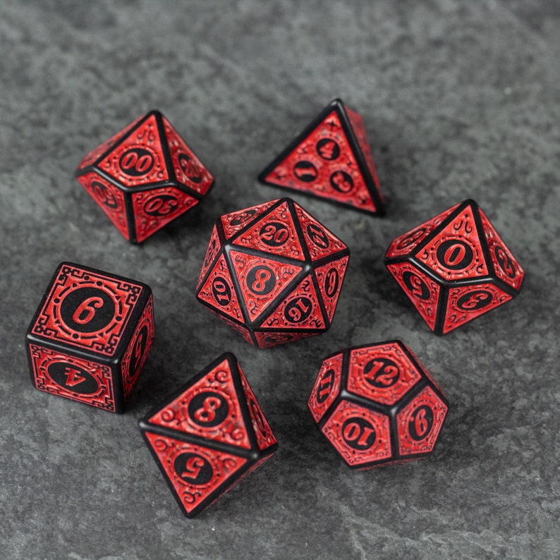 Runes RPG Dice Set / Dice for Dnd / Standard Dice for D&D - Etsy