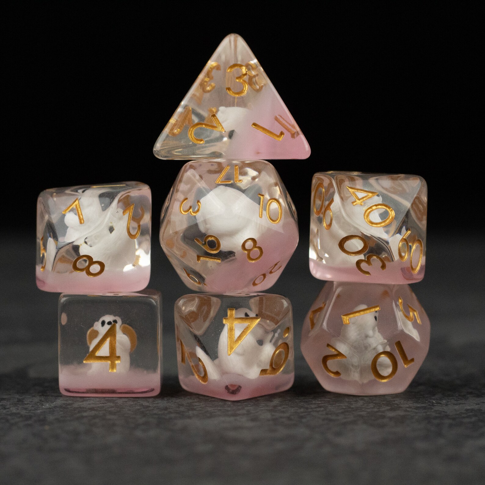 Polar Bear Dice Set Animal Inclusion Dice for D&D Dice for - Etsy