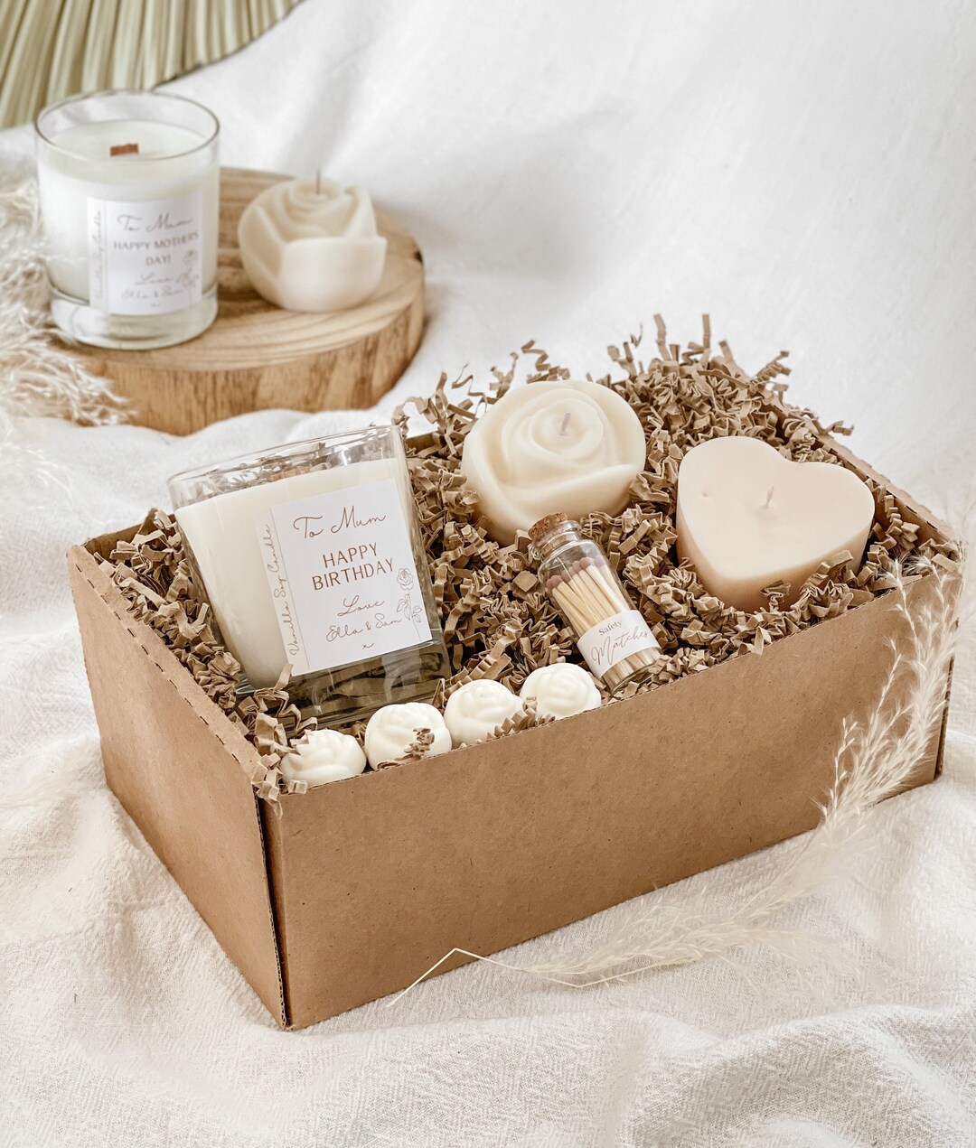 Personalised Birthday Candle Gift Set | Personalised Candle Hamper ...