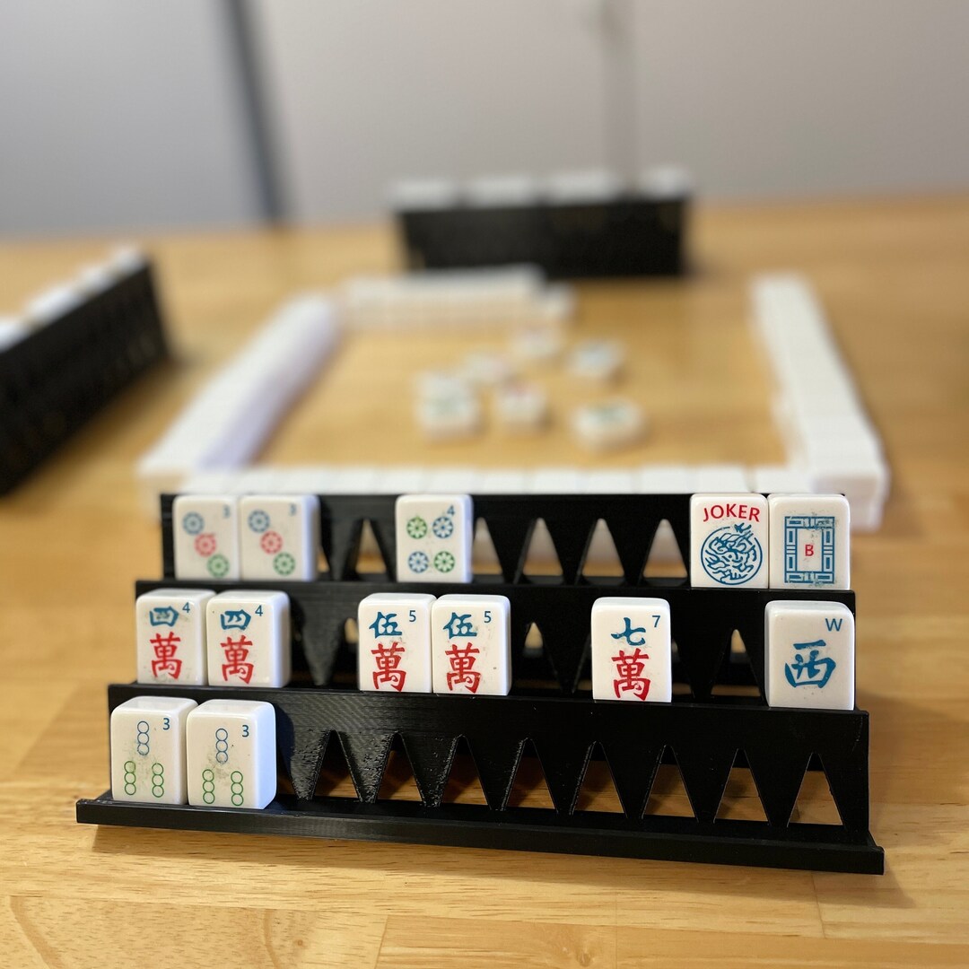 Mahjong Tile Holder: Functional Stylish Game Accessory Board - Etsy