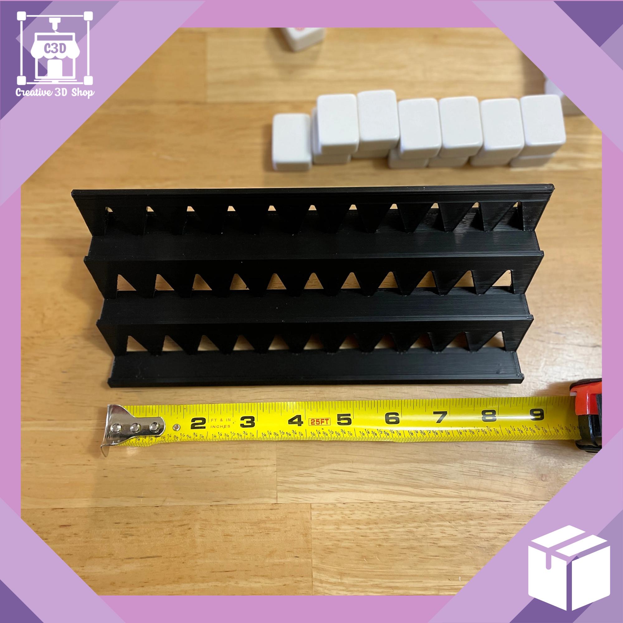 Mahjong Tile Holder – 3D Printed Game Accessory Rack for Mahjong Tiles ...