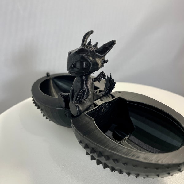 Toothless 3d Printed Figurine - Etsy