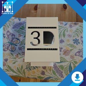3D Printed Display Shelf STL File – 2-tier Desk Organizer With 3D ...