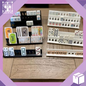 Mahjong Tile Holder – 3D Printed Game Accessory Rack for Mahjong Tiles ...
