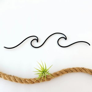Ocean Waves Wire Art | Single Line Wire Art | Waves Wall Art - Etsy
