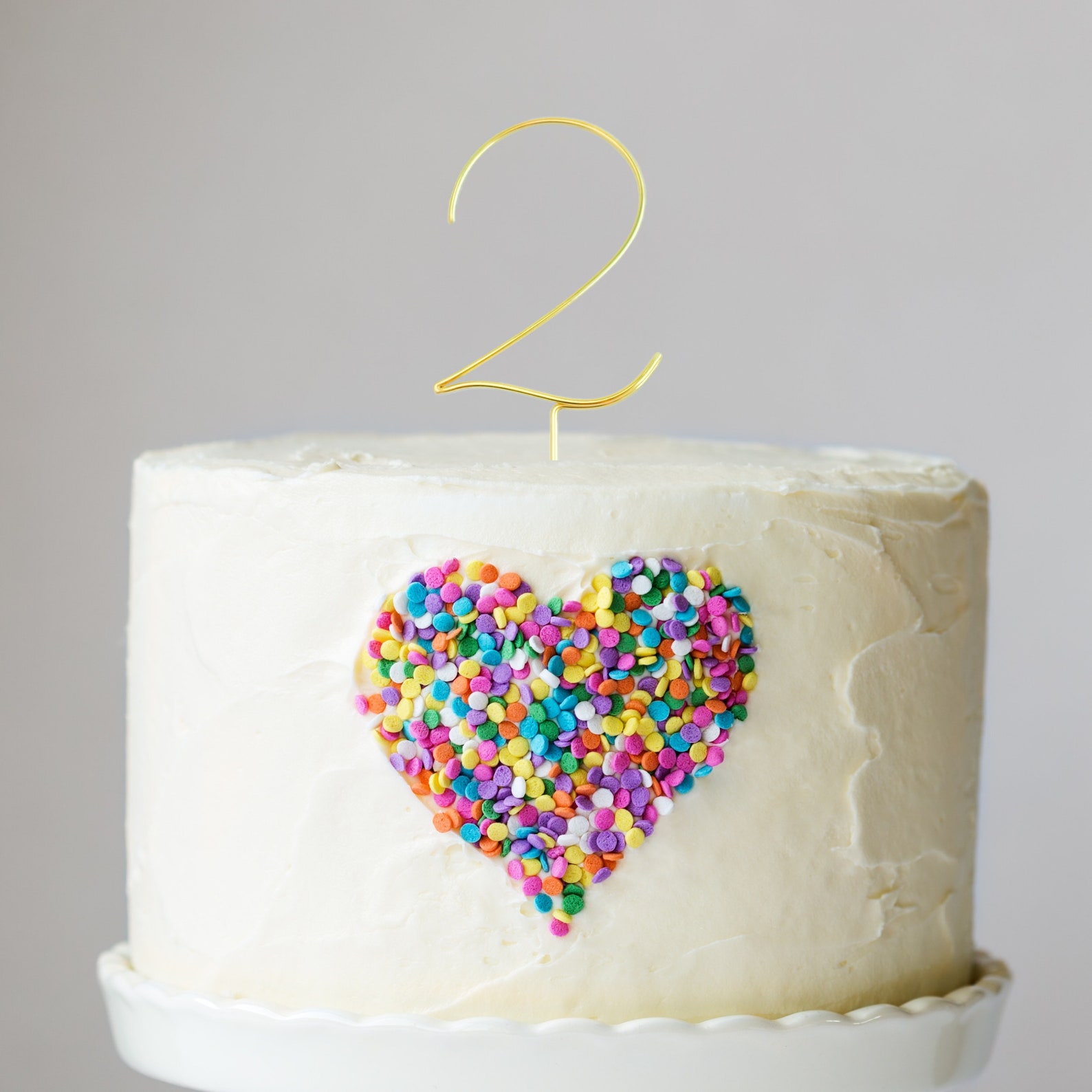 Wire Number Cake Topper Personalized Number Topper Smash Cake ...