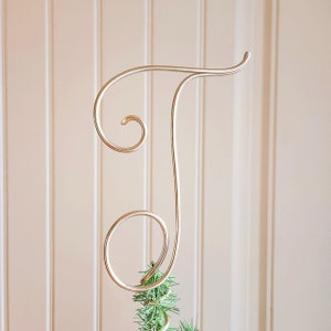 Monogram 7 Wire Tree Topper A-Z Custom Personalized Wire Initial Tree ...