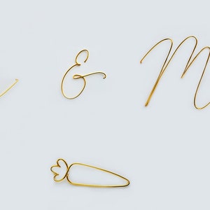 Custom Wire Words Sign Airy Font | Wire Name | Wire Sign | Wire Word ...