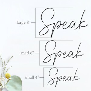 Custom Wire Words Speak Life Sign | Custom Wire Words | Wire Sign ...