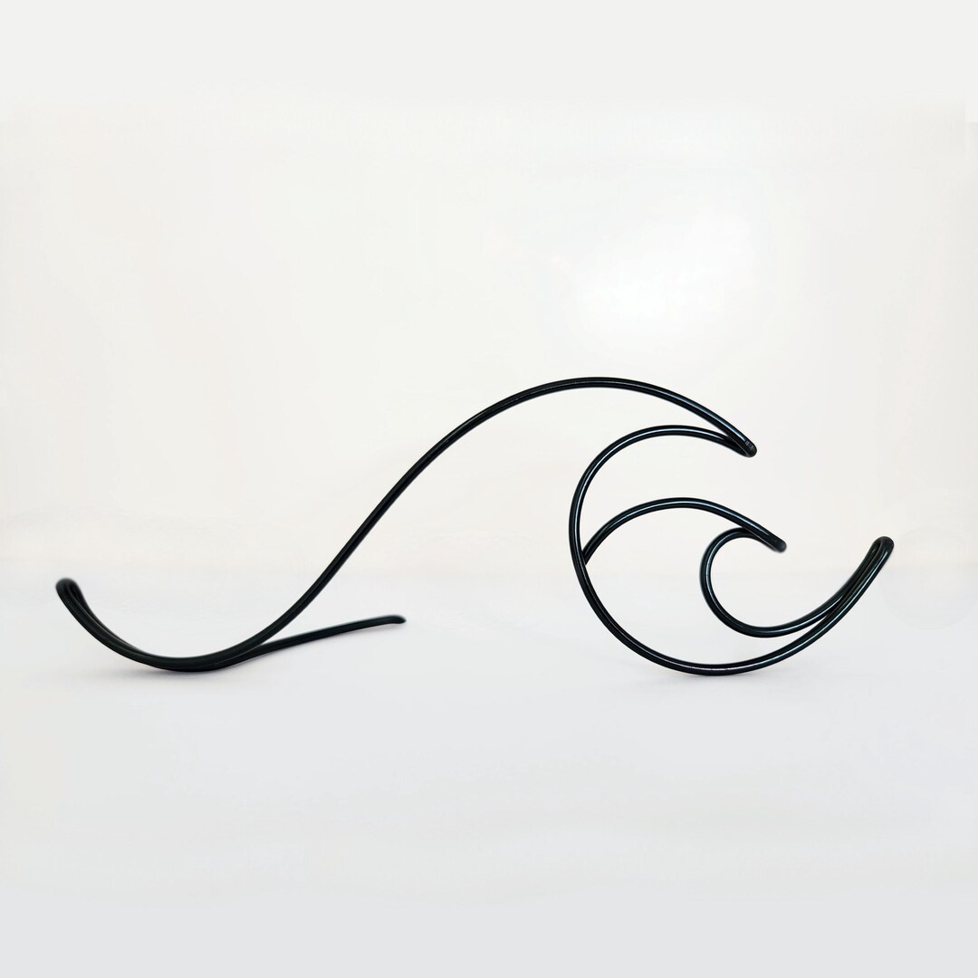 Ocean Waves Tabletop Wire Art | Single Line Wire Art | Waves Self ...
