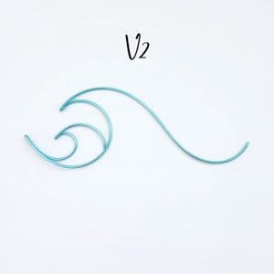 Ocean Waves Wire Art Single Line Wire Art Waves Wall Art - Etsy
