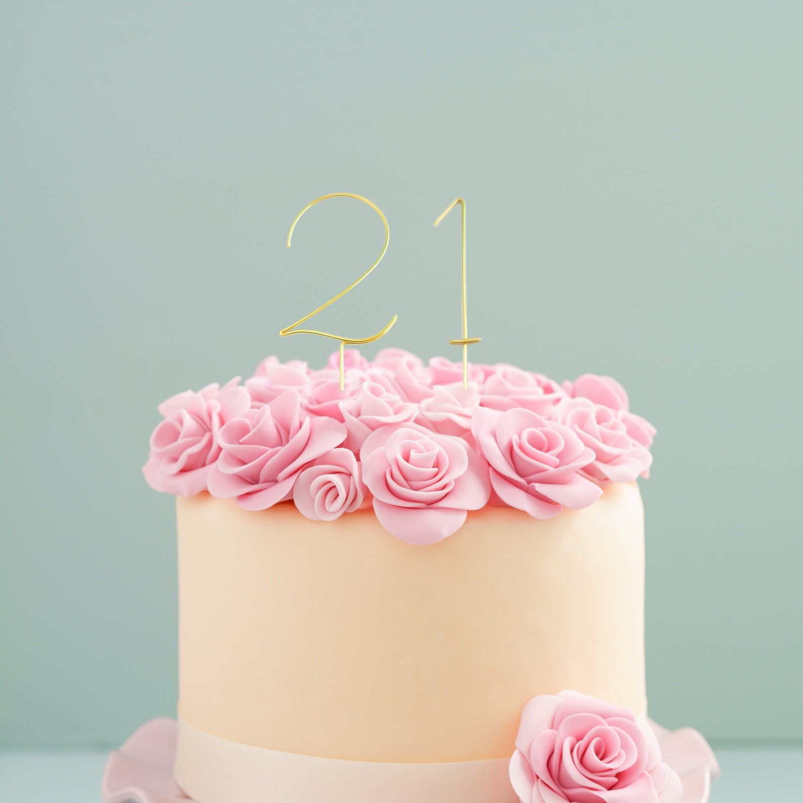 Wire Number Cake Topper Personalized Number Topper Smash Cake ...