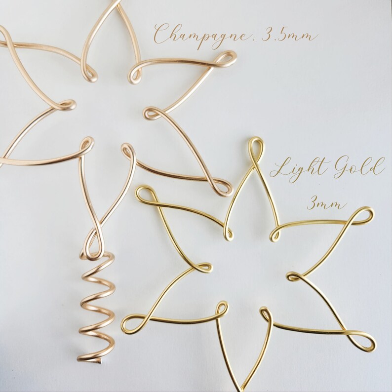 2" Wire Star Tree Topper: Handmade Personalized Mini Christmas Tree ...