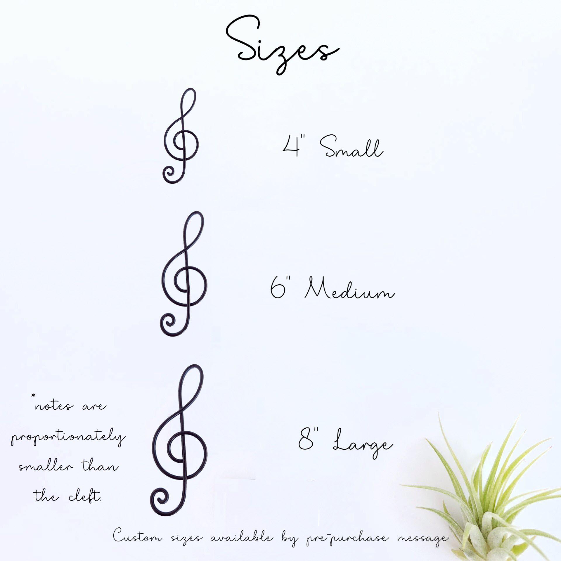 Wire Music Notes | Single Line Wire Art | Music Lover Gift | Wire ...