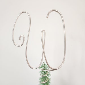 Monogram 7" Wire Tree Topper A-Z - | Custom Personalized Wire Initial ...