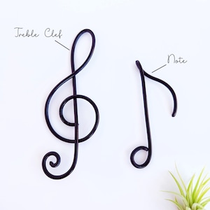 Wire Music Notes | Single Line Wire Art | Music Lover Gift | Wire ...